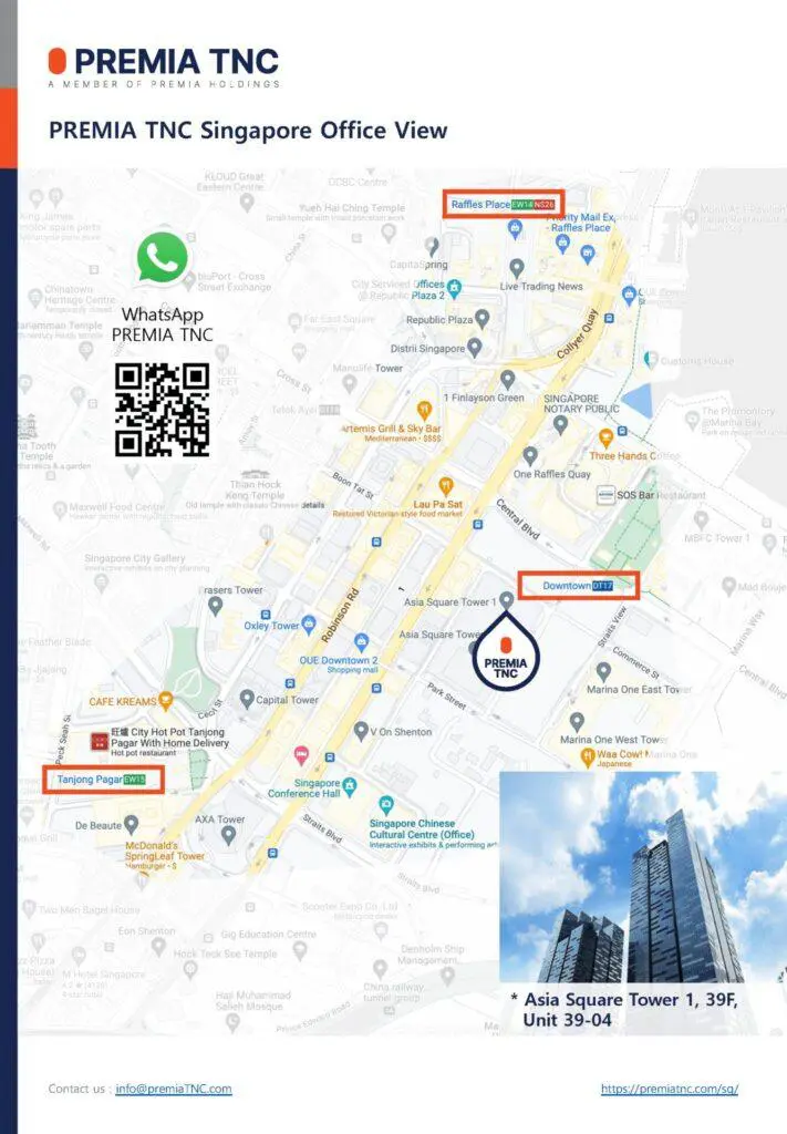 Office Guide Map - Premia TNC